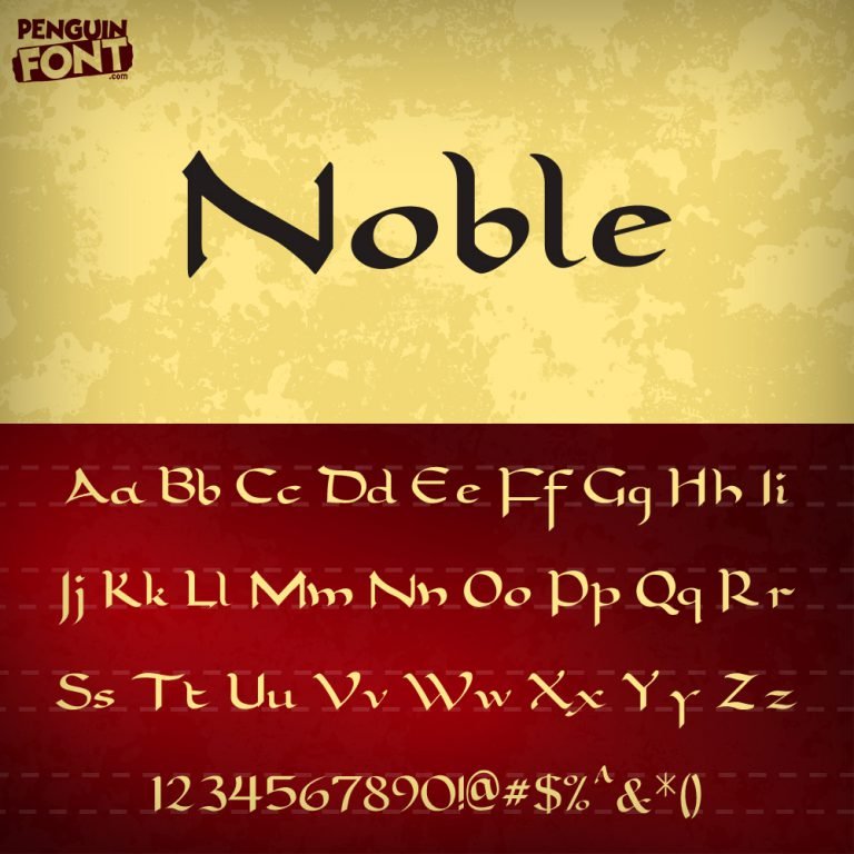 Penguin Indian Font | Penguin Font